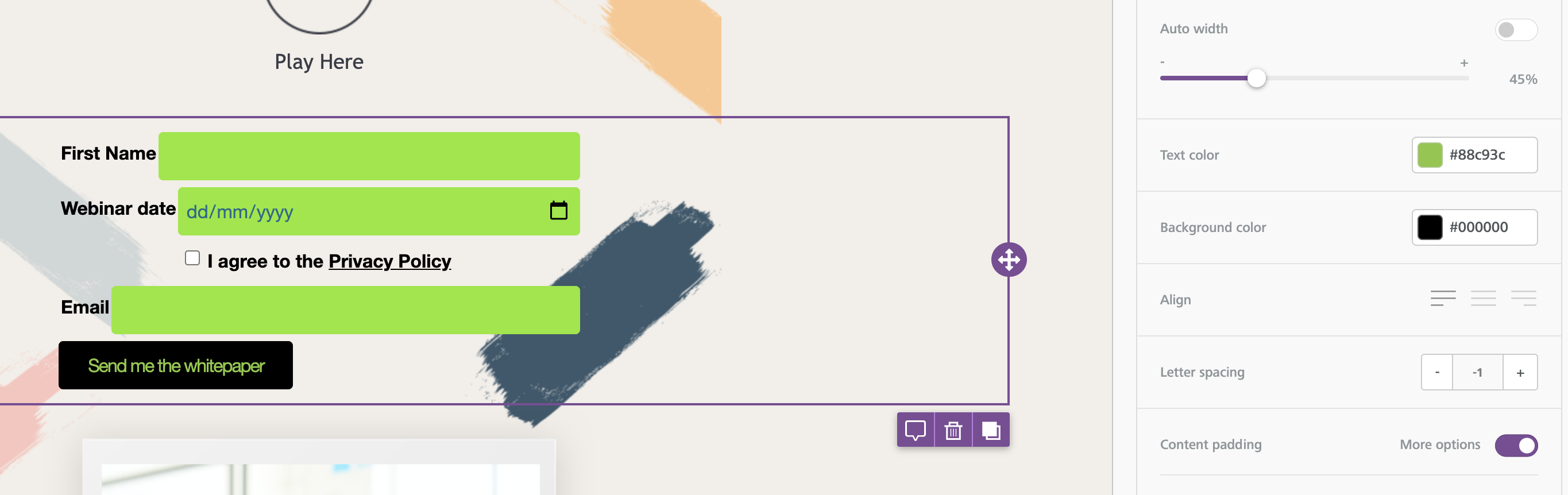 Creating Forms – Beefree Help Center